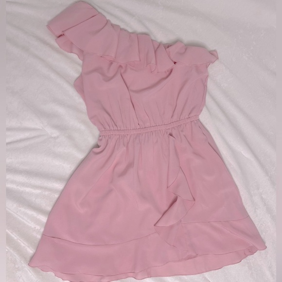 Candie's | Dresses | Medium Light Pink Candies One Shoulder Dress ...